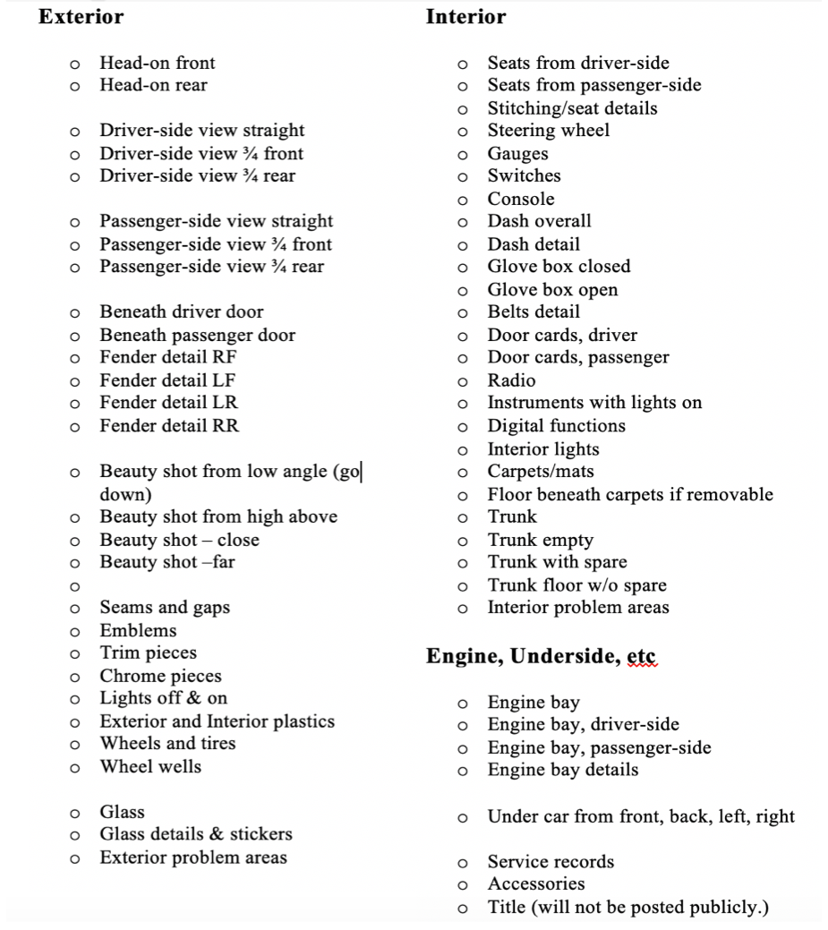 Shooting Guide - Getyourclassic