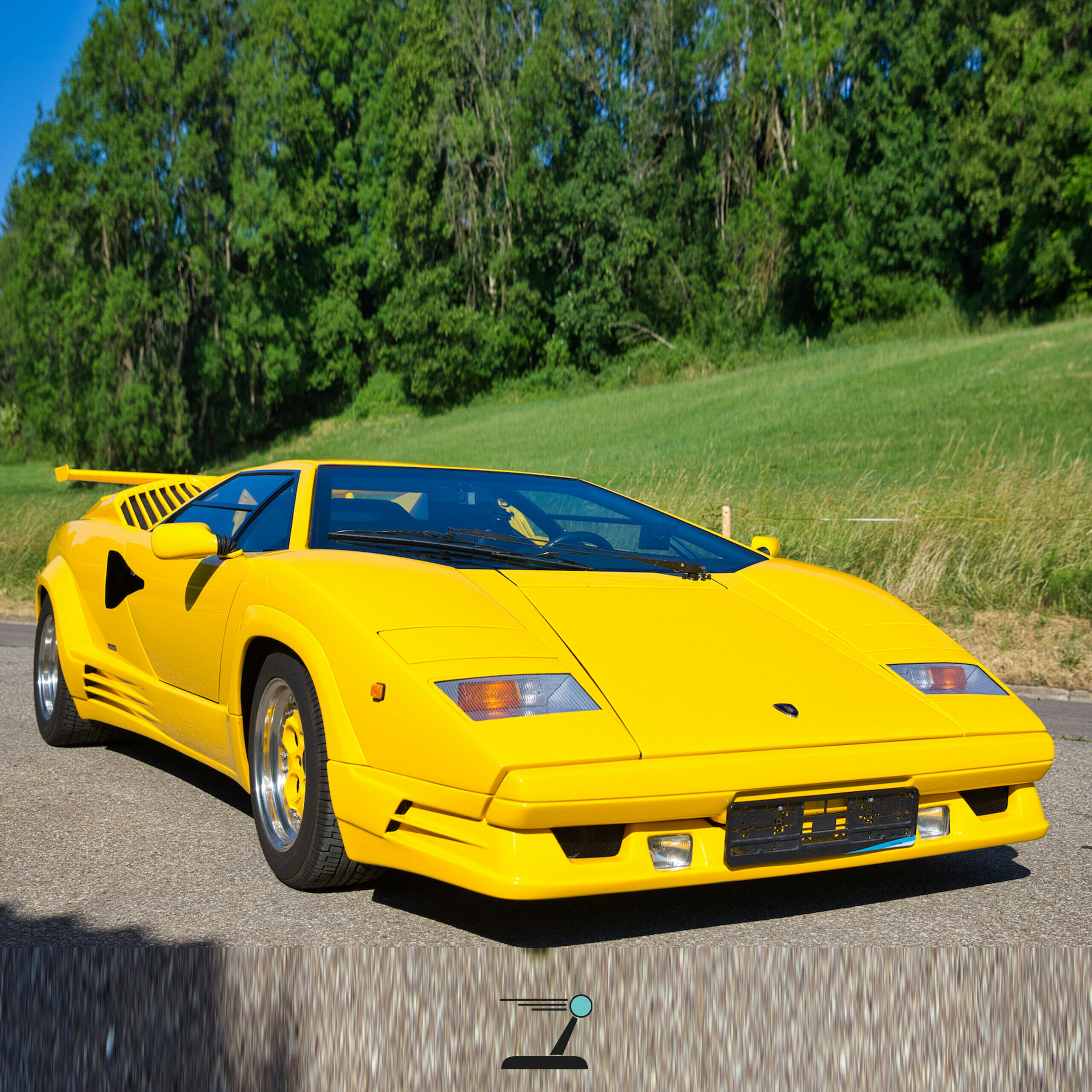 Lamborghini Countach 25 Anniversario - Giallo Fly yellow